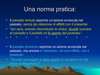 Il Passato Remoto | PPT