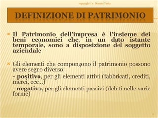 Il Patrimonio Netto Aziendale | PPT