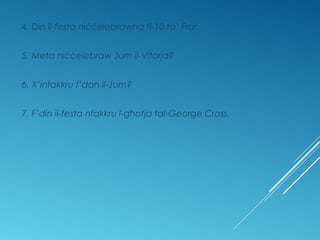 Il proġett - il-folklor malti | PPT