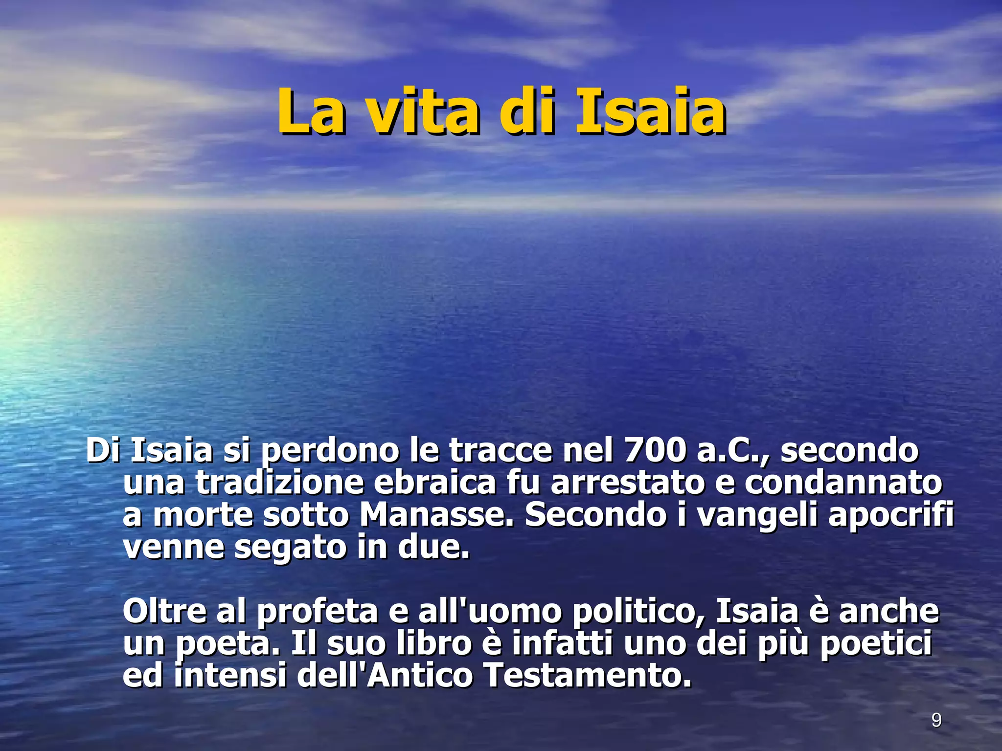 Il Profeta Isaia | PPT