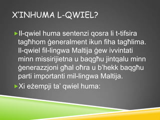 Il qwiel | PPT
