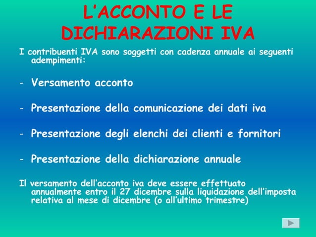Il Toppe delle Presentazioni iva | PPT