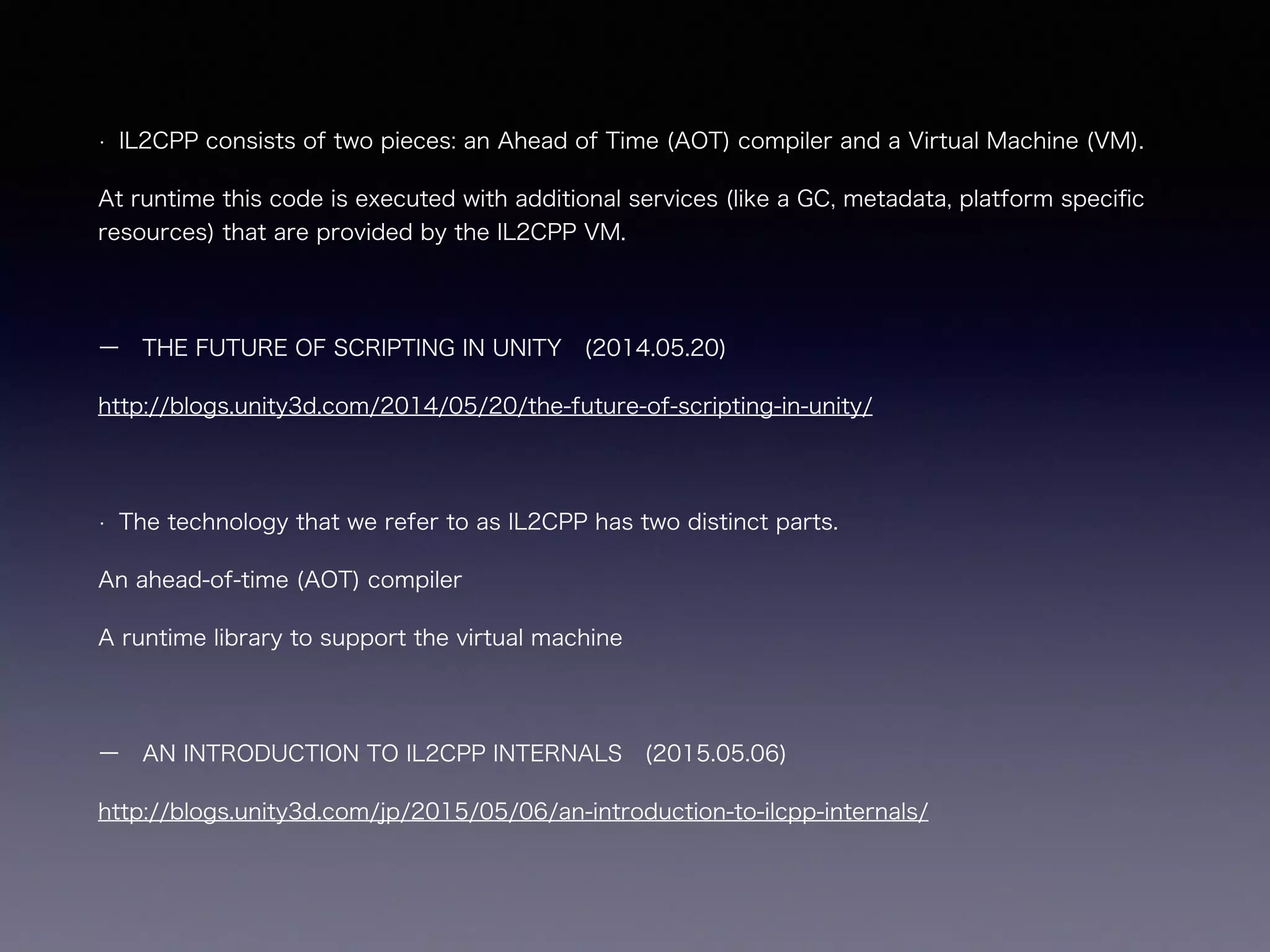 IL2CPPに関する軽い話 | PDF