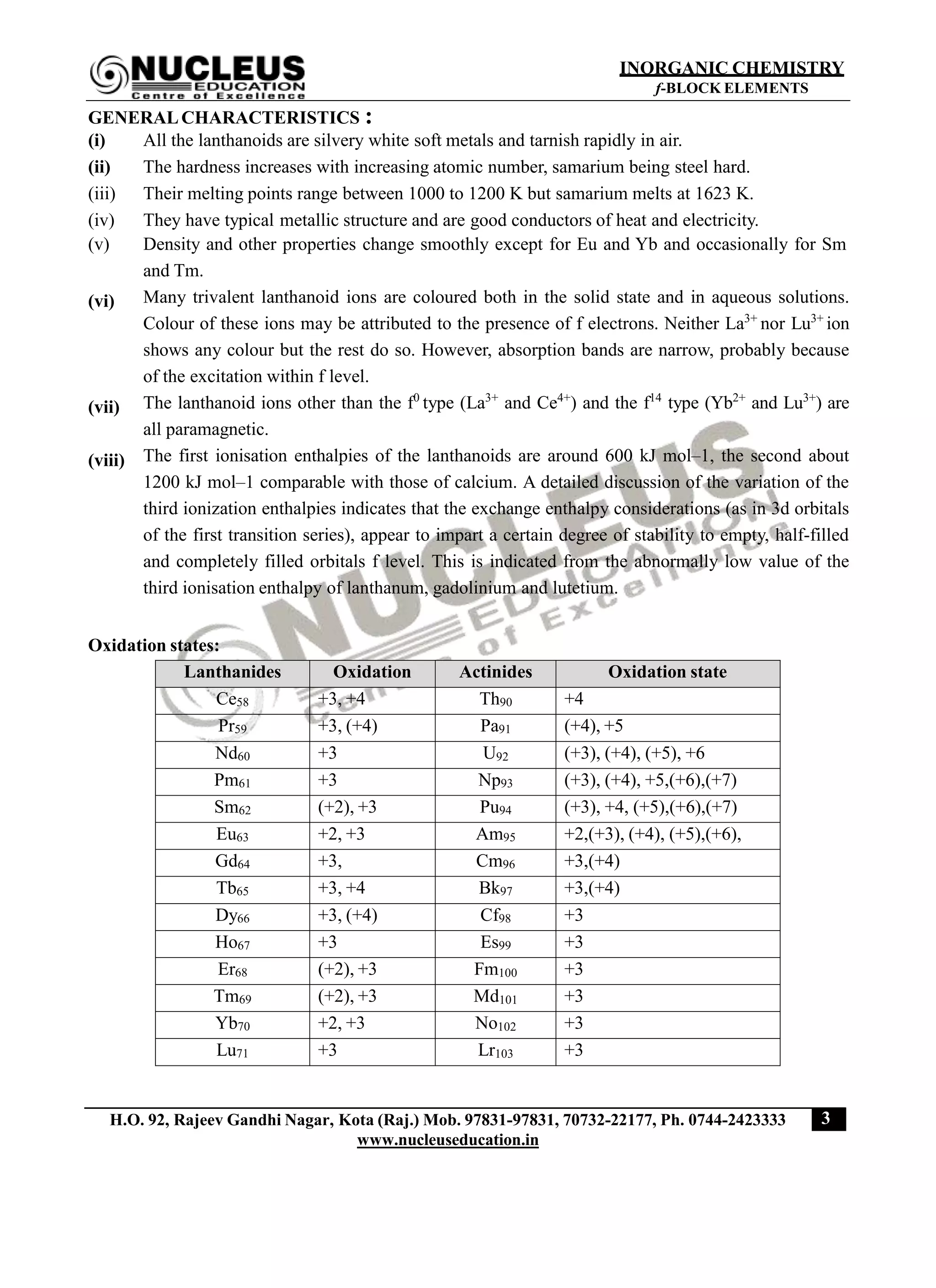 Nucleus f block elements.pptx