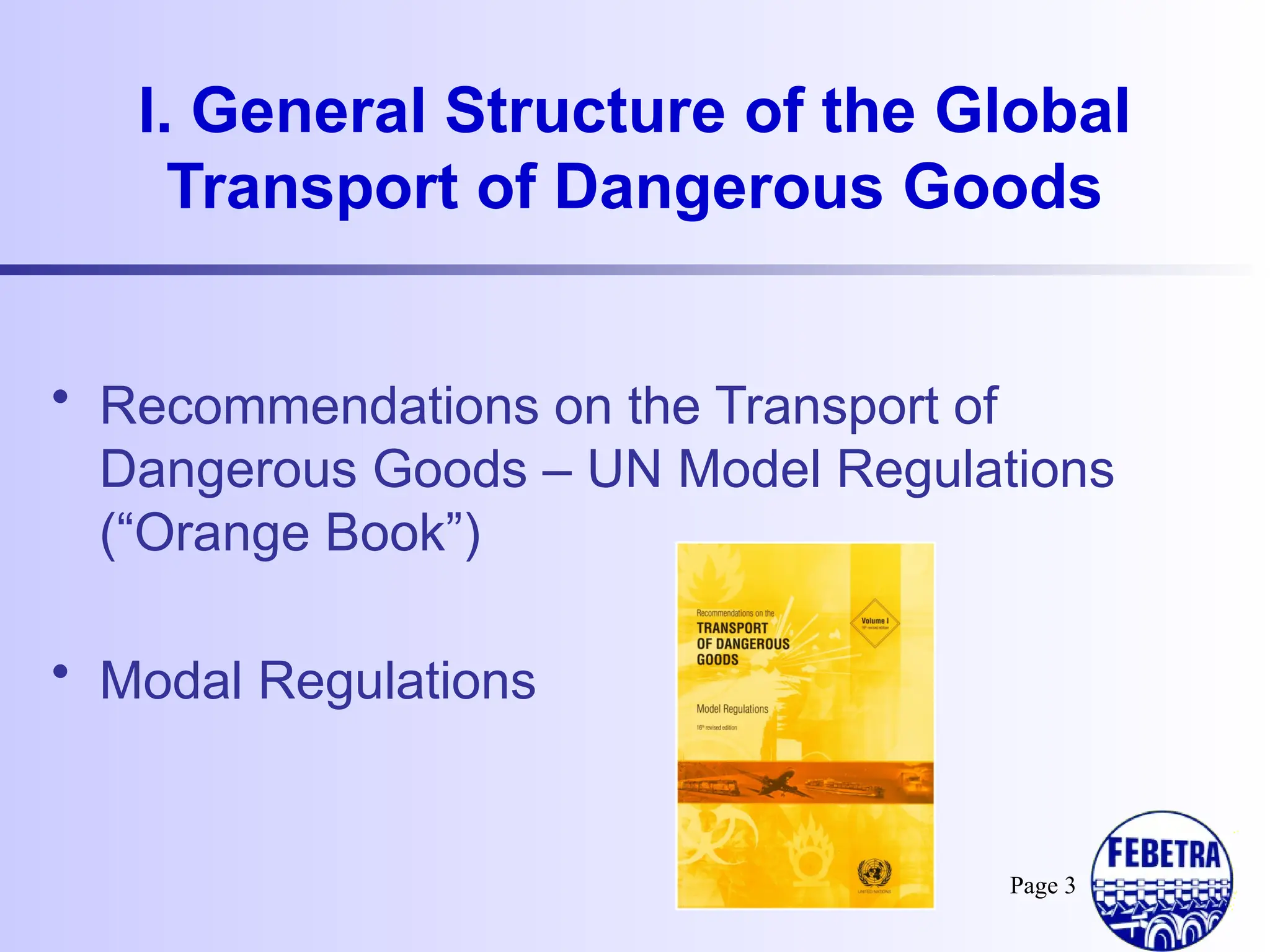 Land transportation of dangerous goods - | PPTX