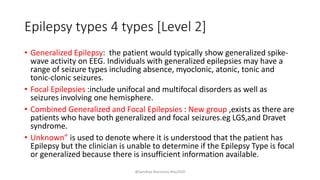 Ilae 2017 Revised classification of epilepsy | PPTX