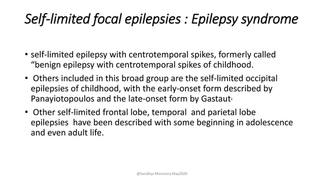 Ilae 2017 Revised classification of epilepsy | PPTX