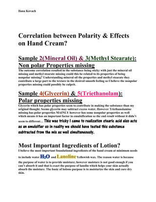 Ilana kovach (chemistry lab final review) | PDF