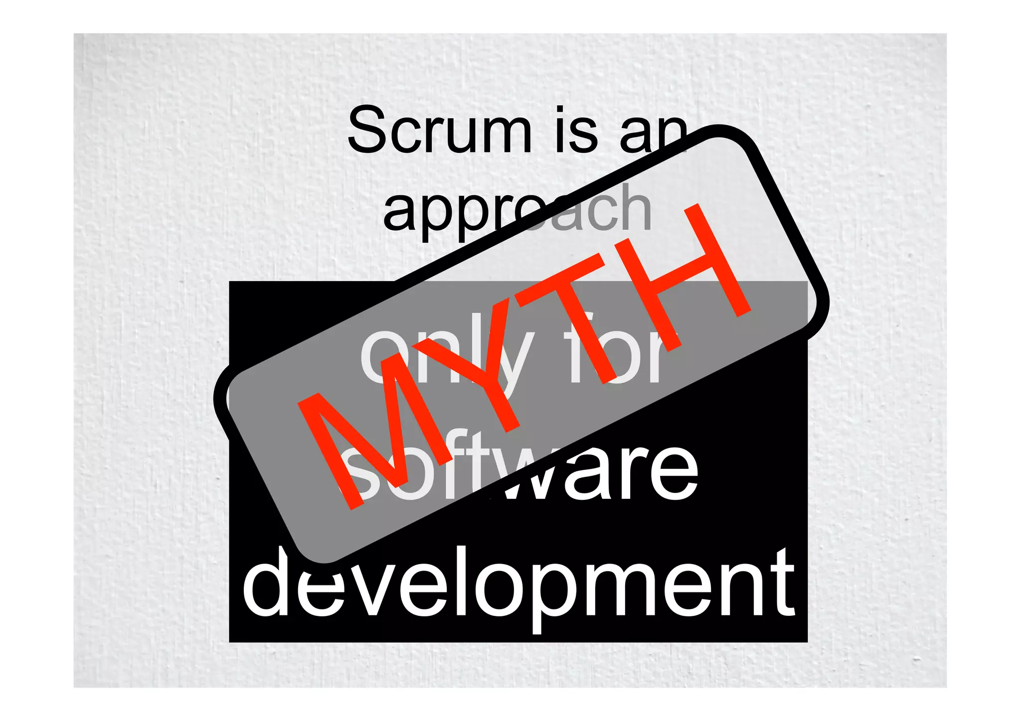 'Scrum Mythbusters': Ilan Goldstein @ Colombo Agile Conference 2014 | PDF