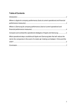 Operations management assignment | DOCX | Science