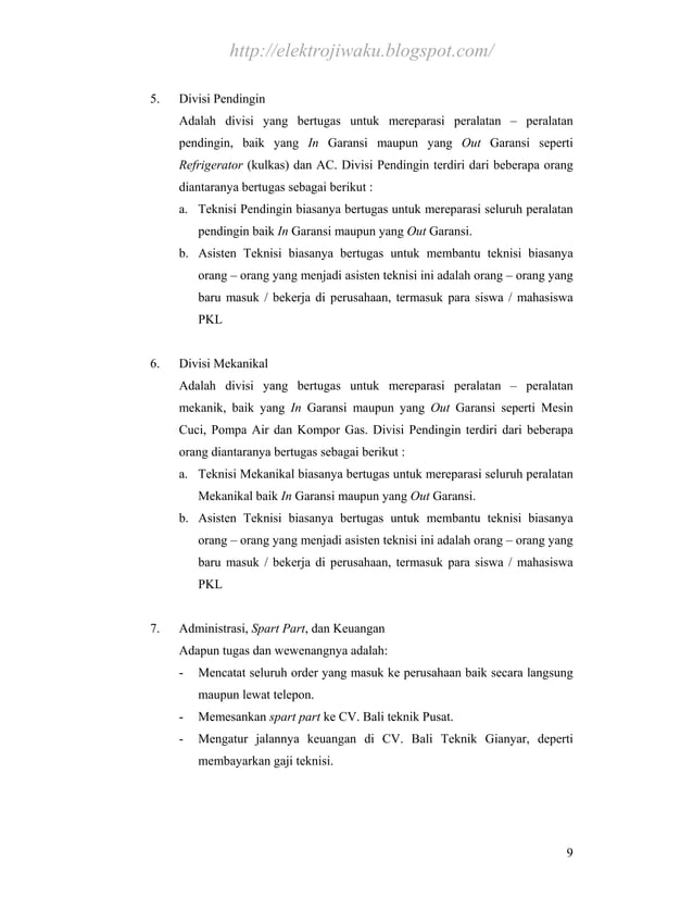 I laporan praktek_kerja_lapangan_jurusan | PDF