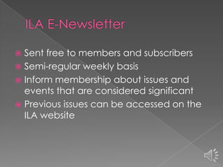 Ila presentation | PPT