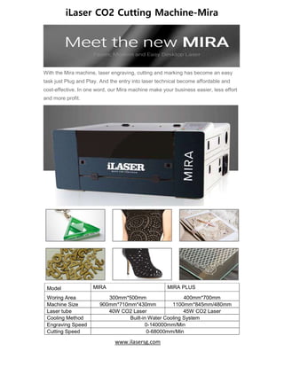 Laser Marking, Laser Cleaning, Laser Cutting Machine - ILASER | PDF