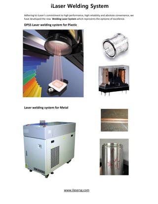Laser Marking, Laser Cleaning, Laser Cutting Machine - ILASER | PDF