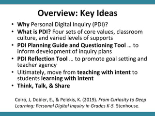 ILA Slides Personal Digital Inquiry Coiro Dobler Pelekis | PPT