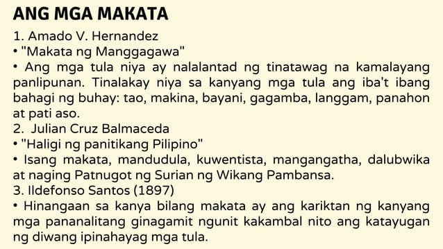 PANAHON NG ILAW AT PANITIK (1922-1934) | PDF