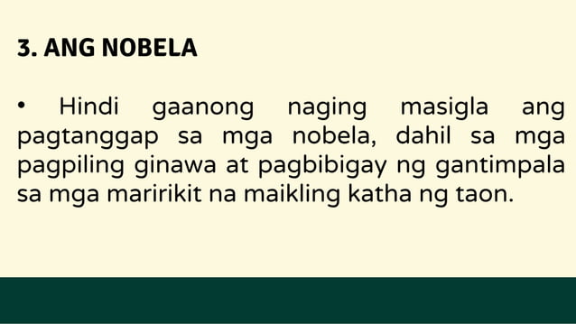 PANAHON NG ILAW AT PANITIK (1922-1934) | PDF