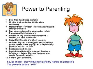Hands on Parenting | PPT