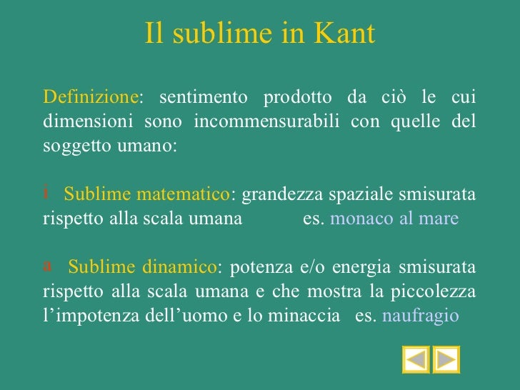 Kant: Il Bello E Il Sublime