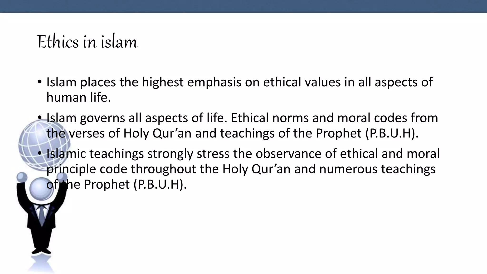 Business ethics in Islam | PPTX