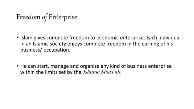 Business ethics in Islam | PPTX