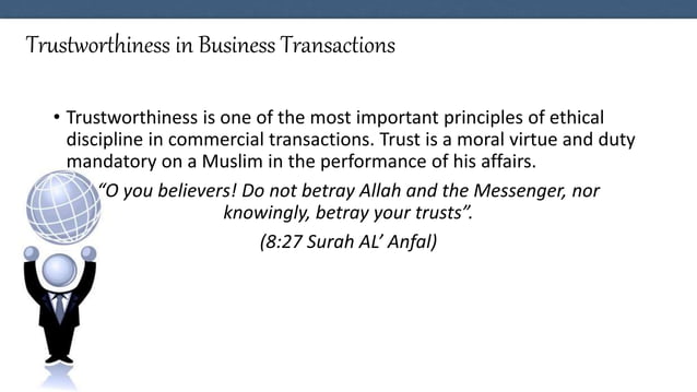 Business ethics in Islam | PPTX