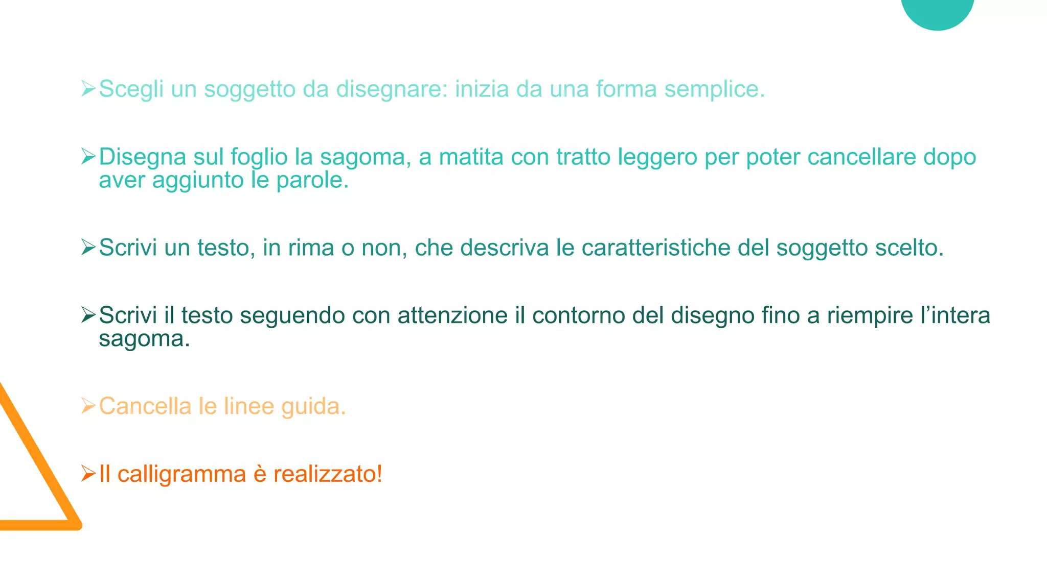 Il calligramma. Spiegazione ed esempi. | PPSX