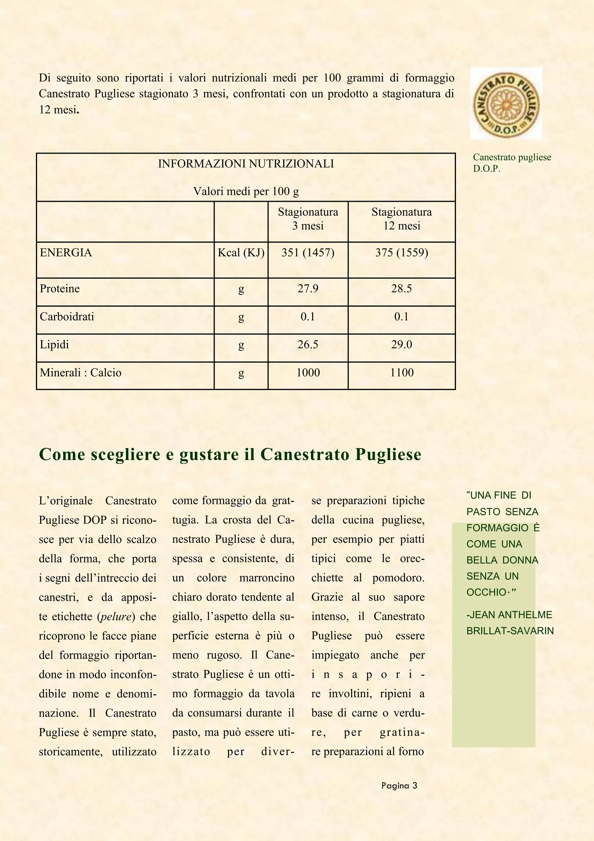 Il canestrato pugliese | PDF