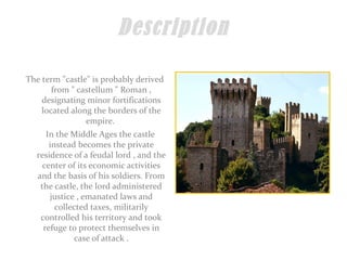 The medieval castle - Leno's castle | PPT