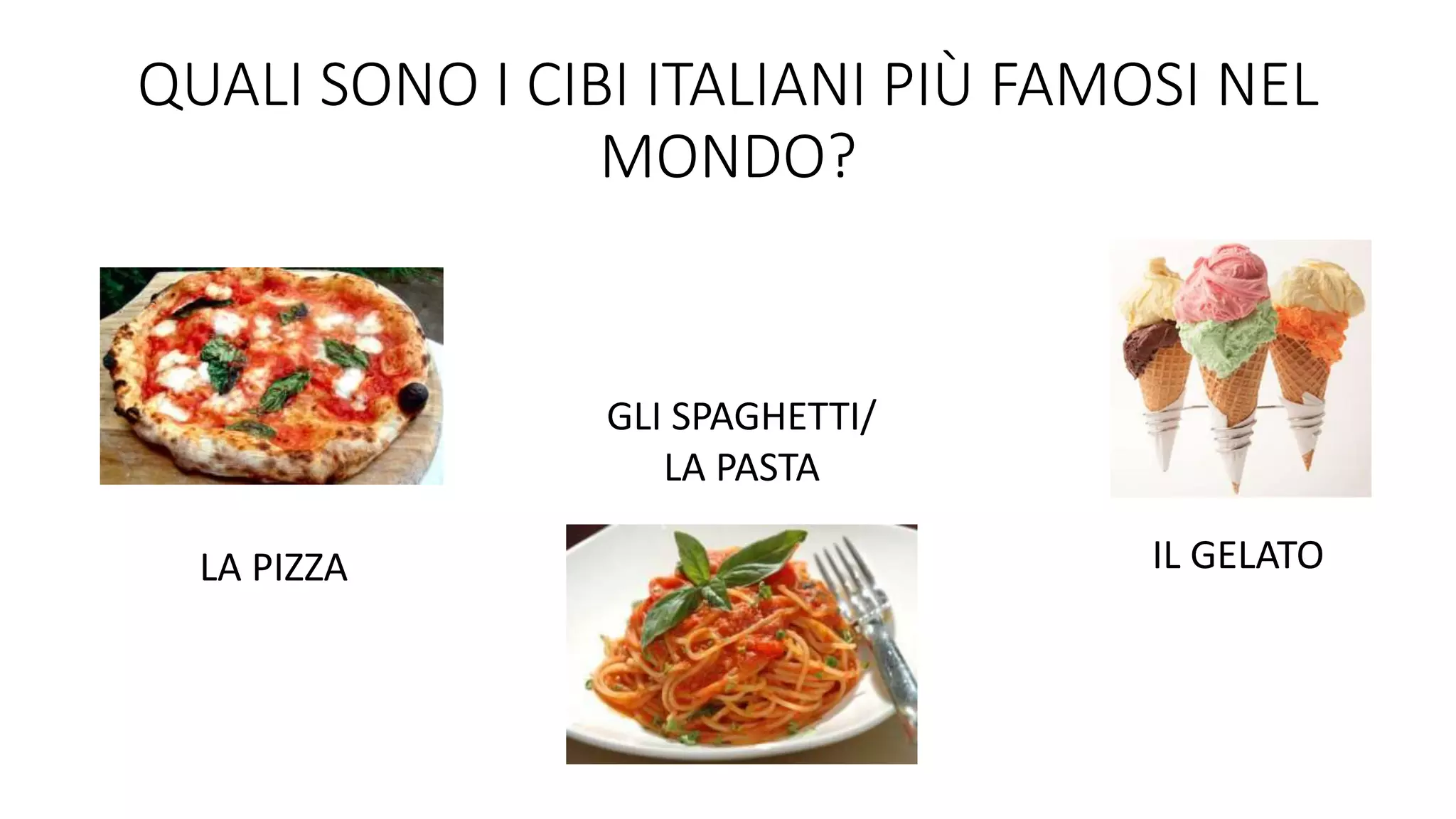 Il cibo e la cucina italiana | PPTX