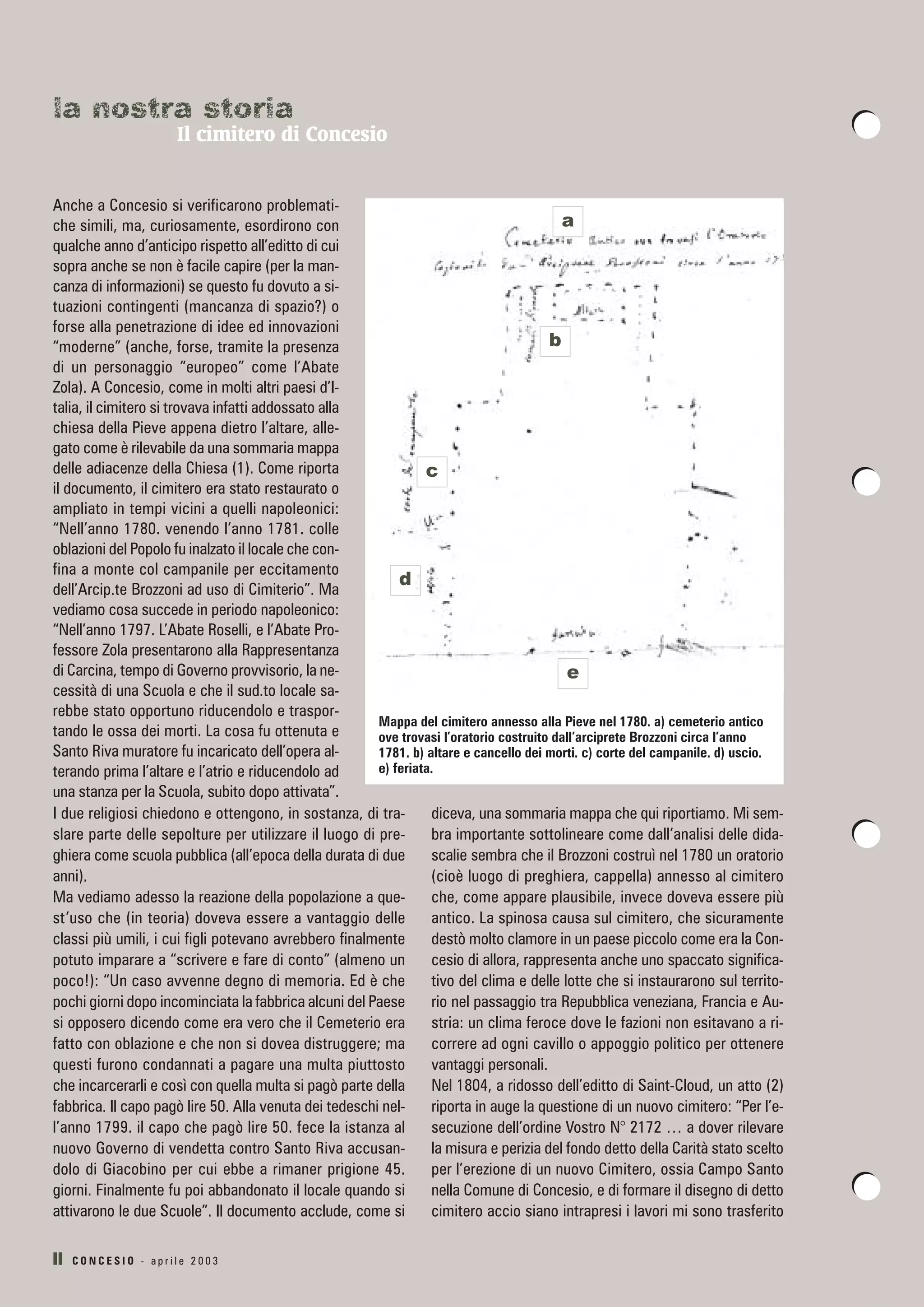 Il cimitero di Concesio | PDF