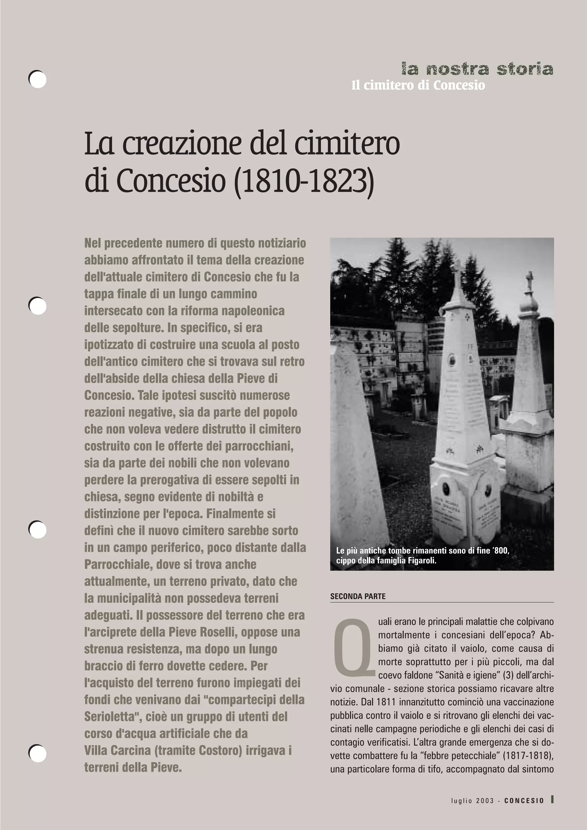 Il cimitero di Concesio | PDF