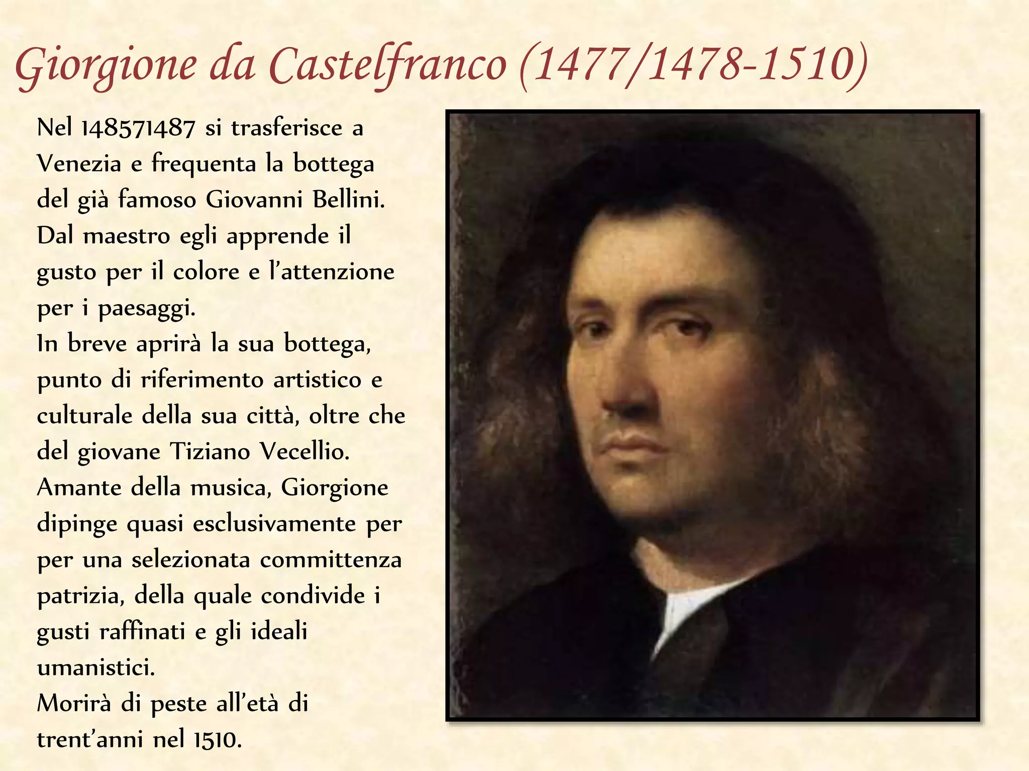 Il Cinquecento Italiano in arte | PPTX