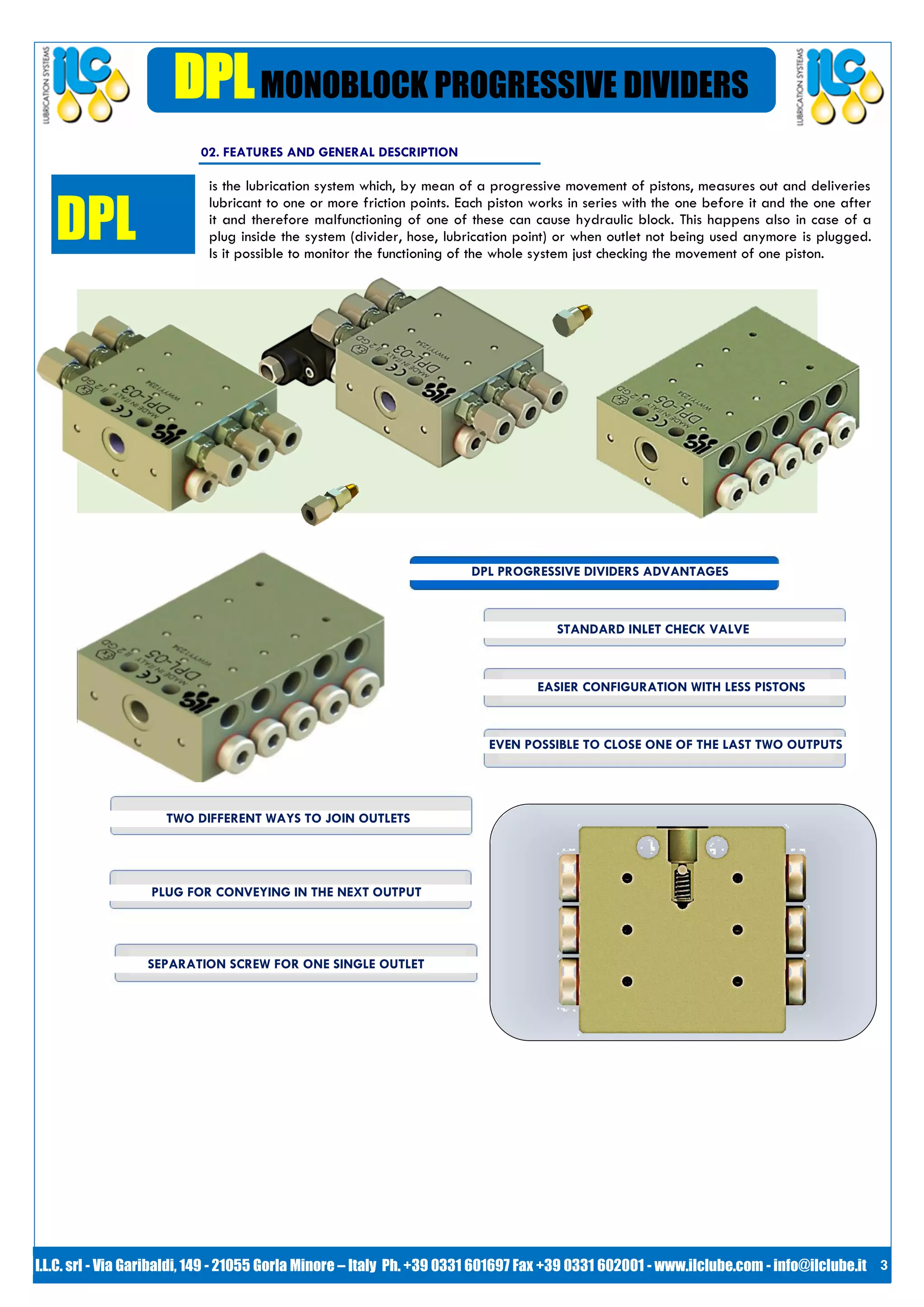 Ilc lube progressive_lubrication_dividers-dpl_eng | PDF