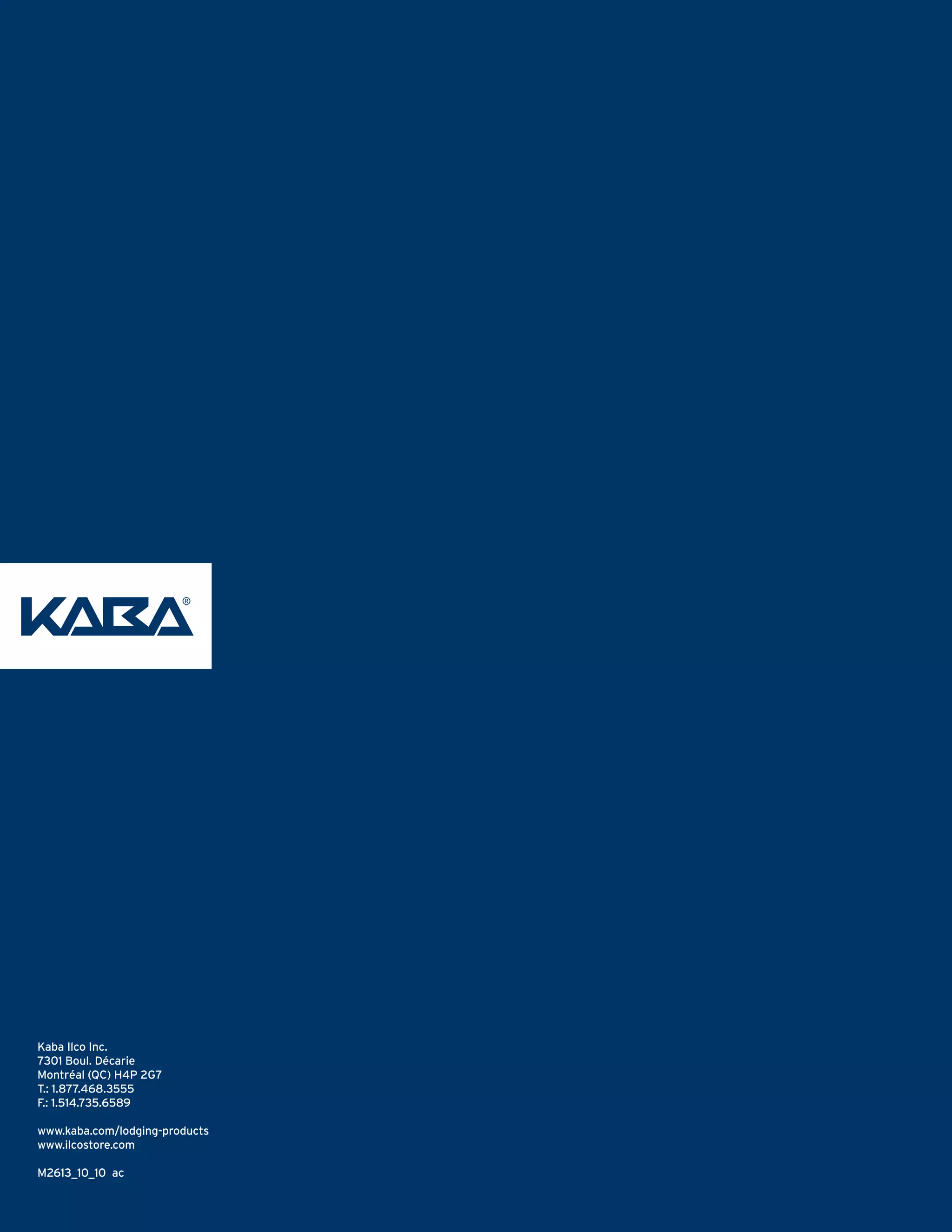 Ilco in-room-safes | PDF