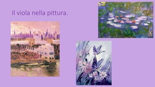 Il colore viola nella natura e nelle arti | PDF