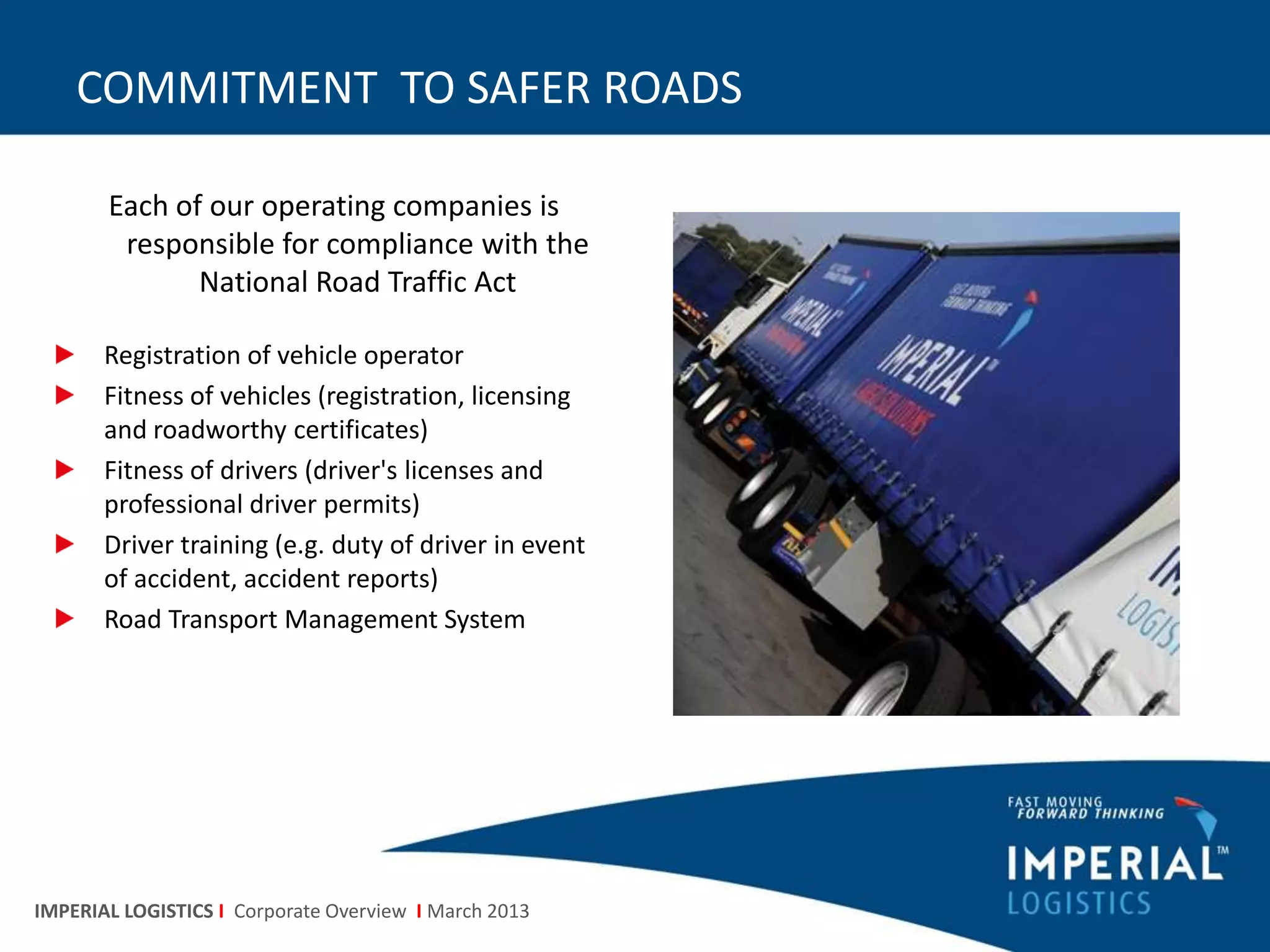 IMPERIAL Logistics Company Overview | PPTX