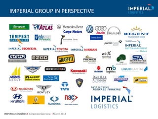 IMPERIAL Logistics Company Overview | PPTX