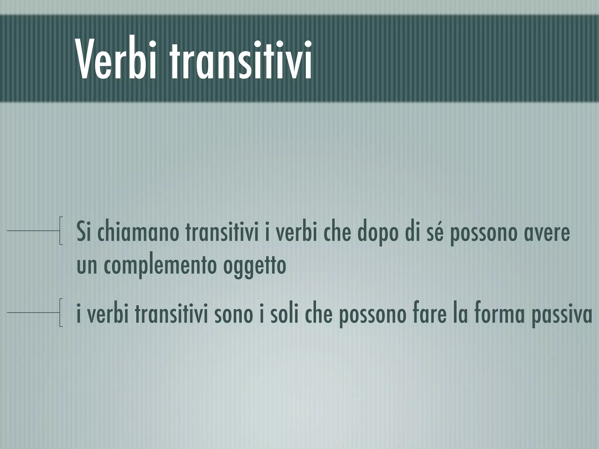 Il complemento oggetto | KEY