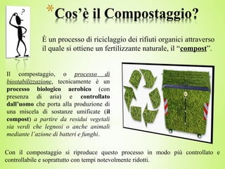 Il compostaggio bozzetti | PPT