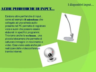 Il computer e le sue funzioni | PPT | Consumer Electronics | Technology ...