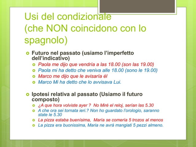 Il condizionale | PPT