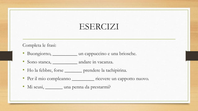 Il condizionale presente | PPTX | Television | Entertainment