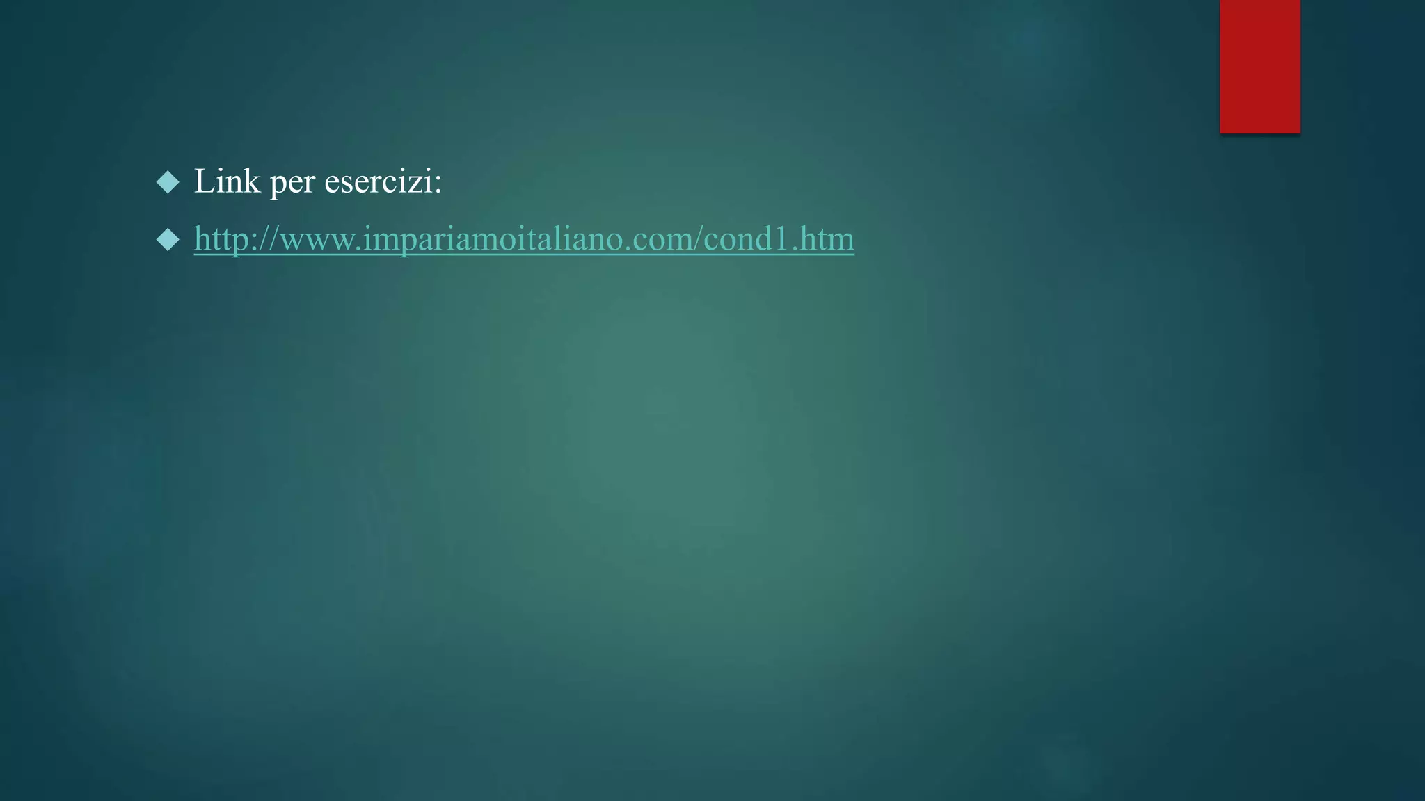 Il condizionale semplice | PPTX