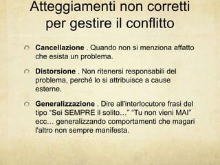 Il conflitto (con esercizi) | PPTX