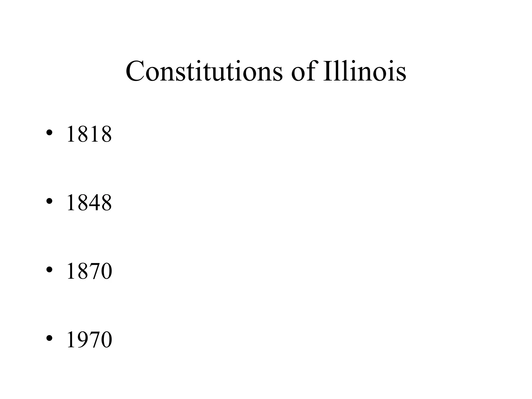 Illinois Constitution | PPT