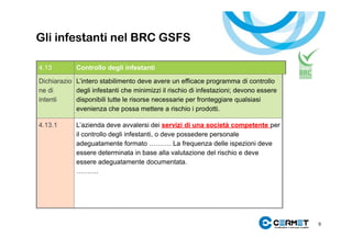 Il controllo degli infestanti negli schemi volontari di certificazione ...