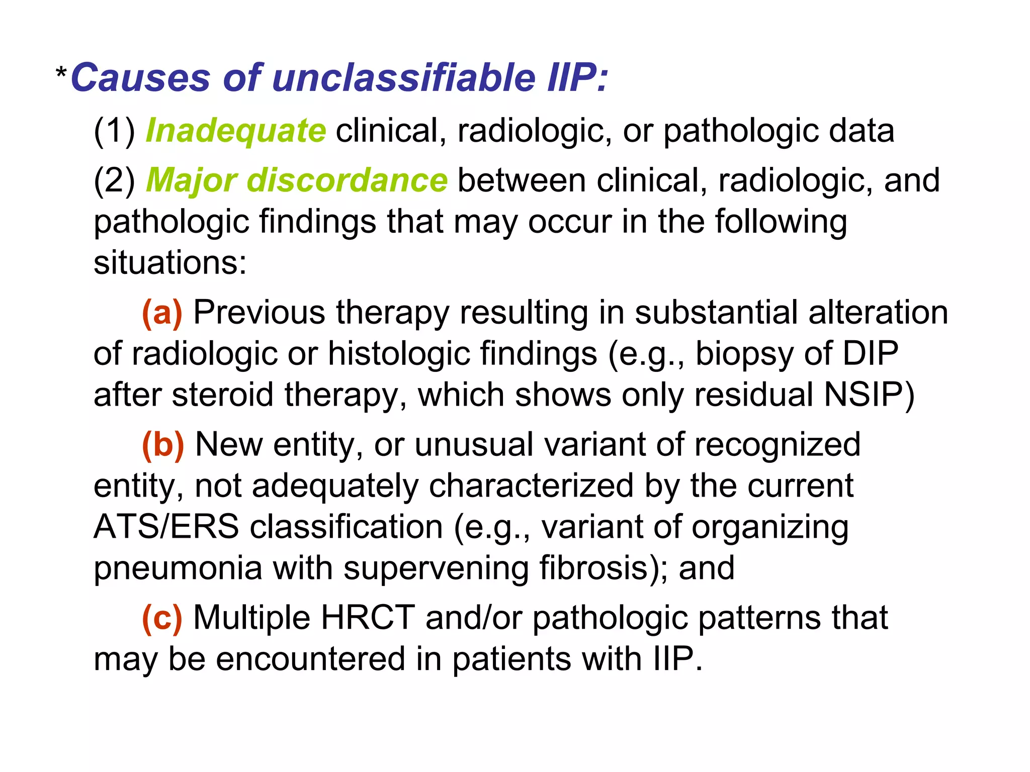 Interstitial Lung Diseases | PPT