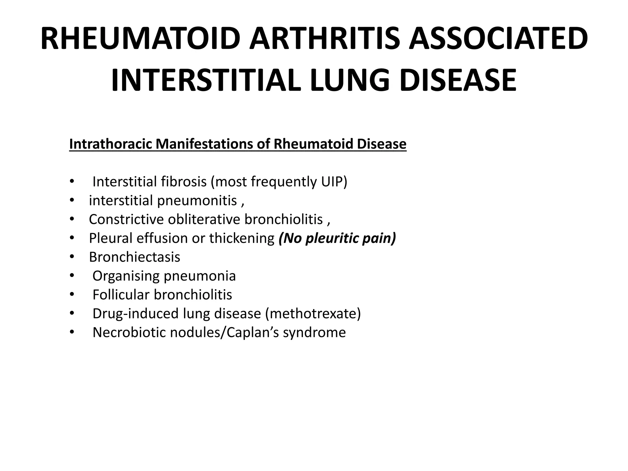 Connective tissue disease associated ILD | PPTX