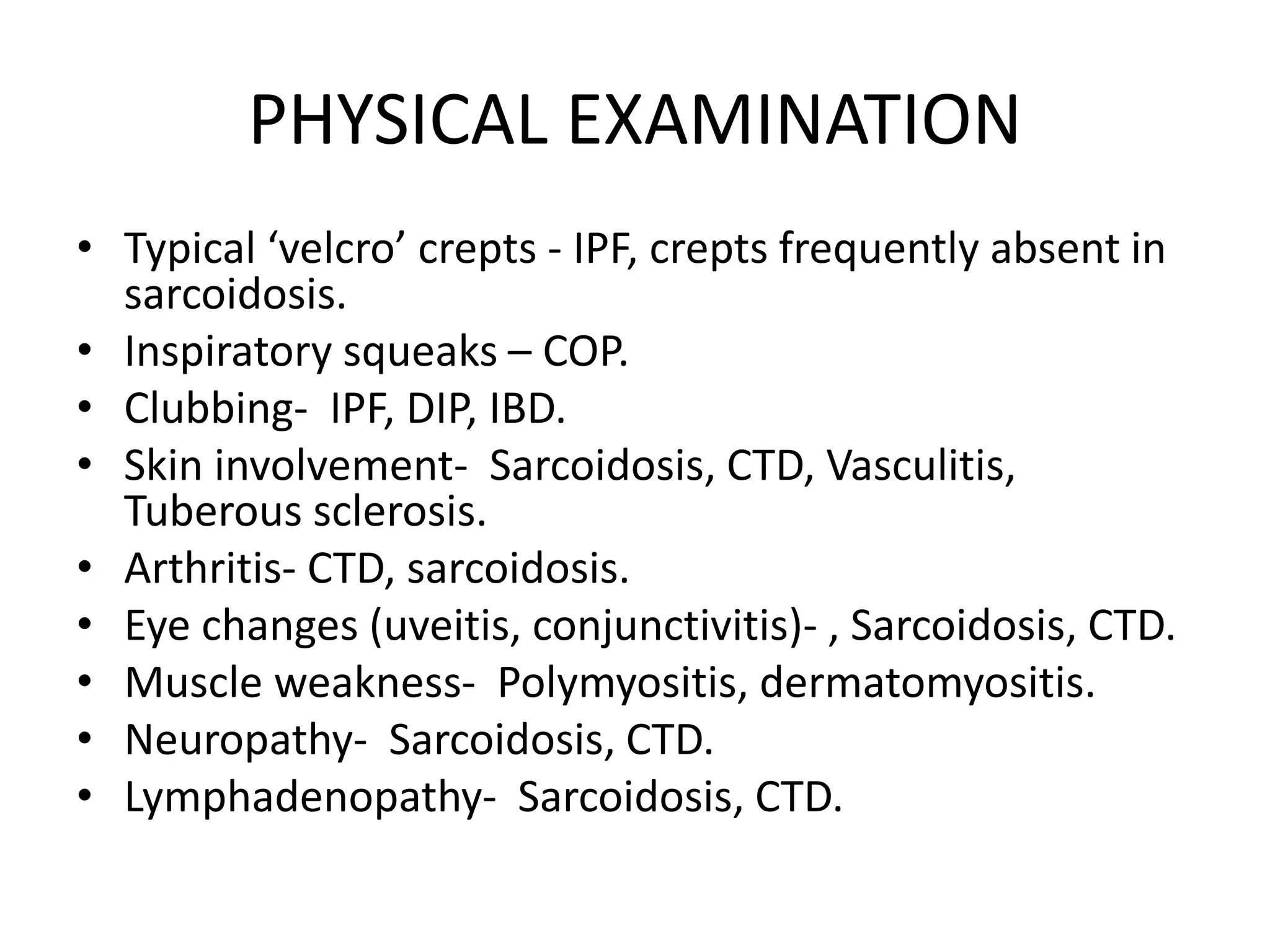 Interstitial Lung Disease | PPTX